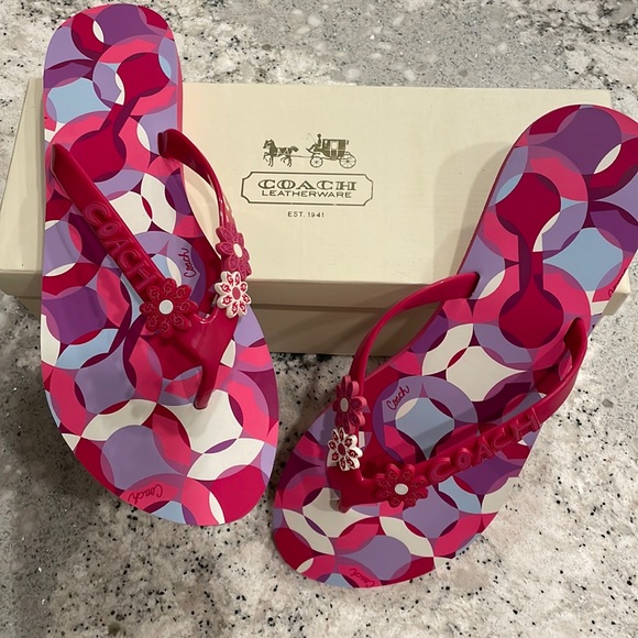 Coach | Shoes | Coach New Flip Flops Spring Break | Poshmark